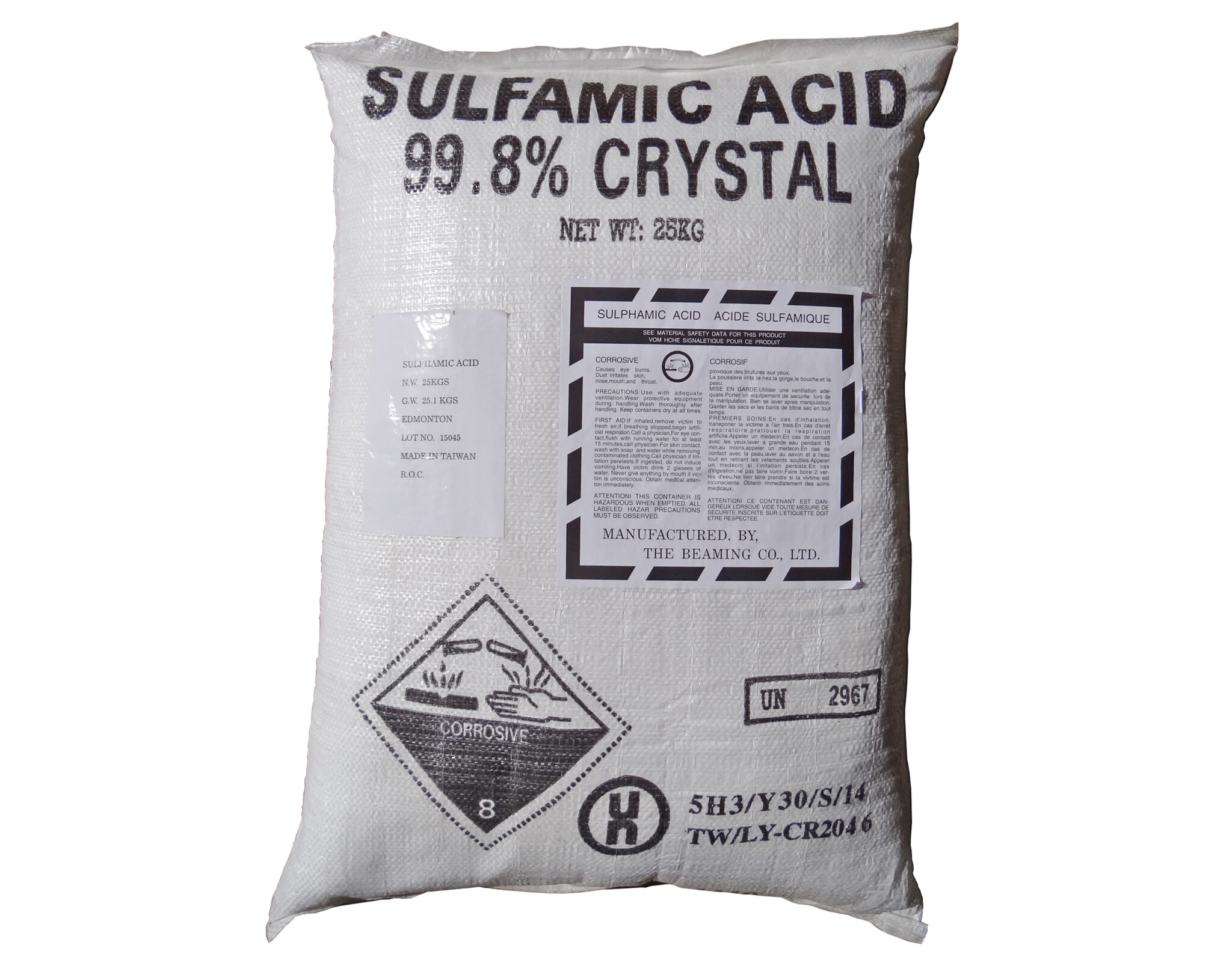 Acidic Cleaners TILELab 1 Lb. Crystals Sulfamic Acid Cleaner Crystal ...