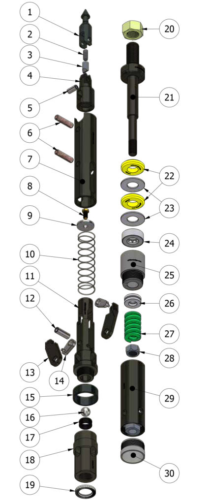 Retrolatch Core Barrel Head Assemblies - Traditional Link-Style Latching